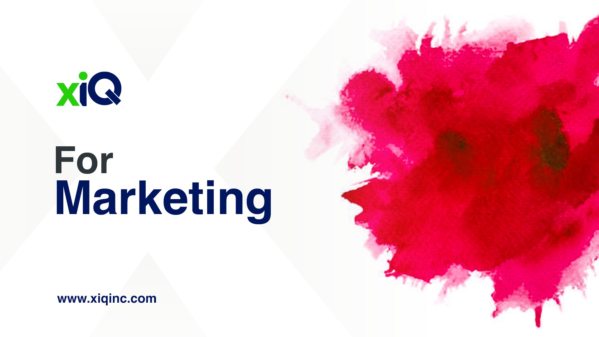 xiQ for Marketing - xiQ, Inc.