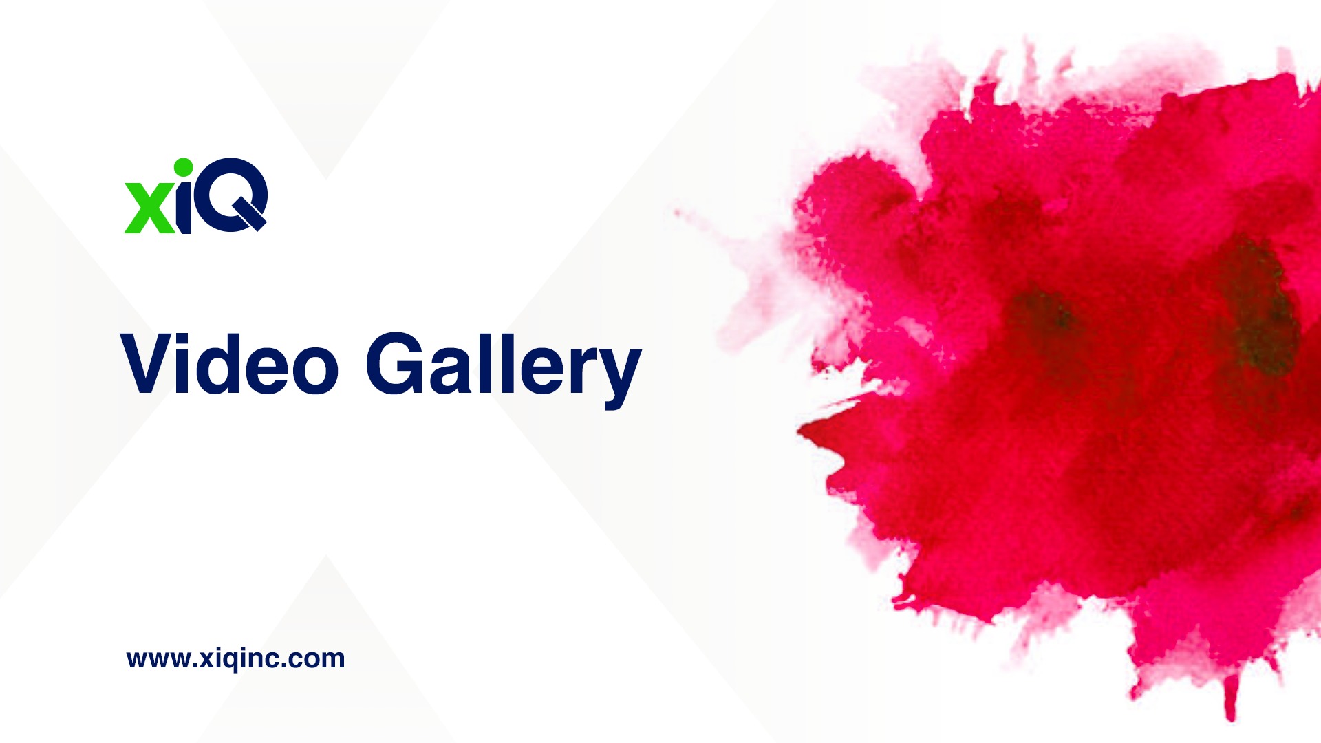 Video Gallery - xiQ inc
