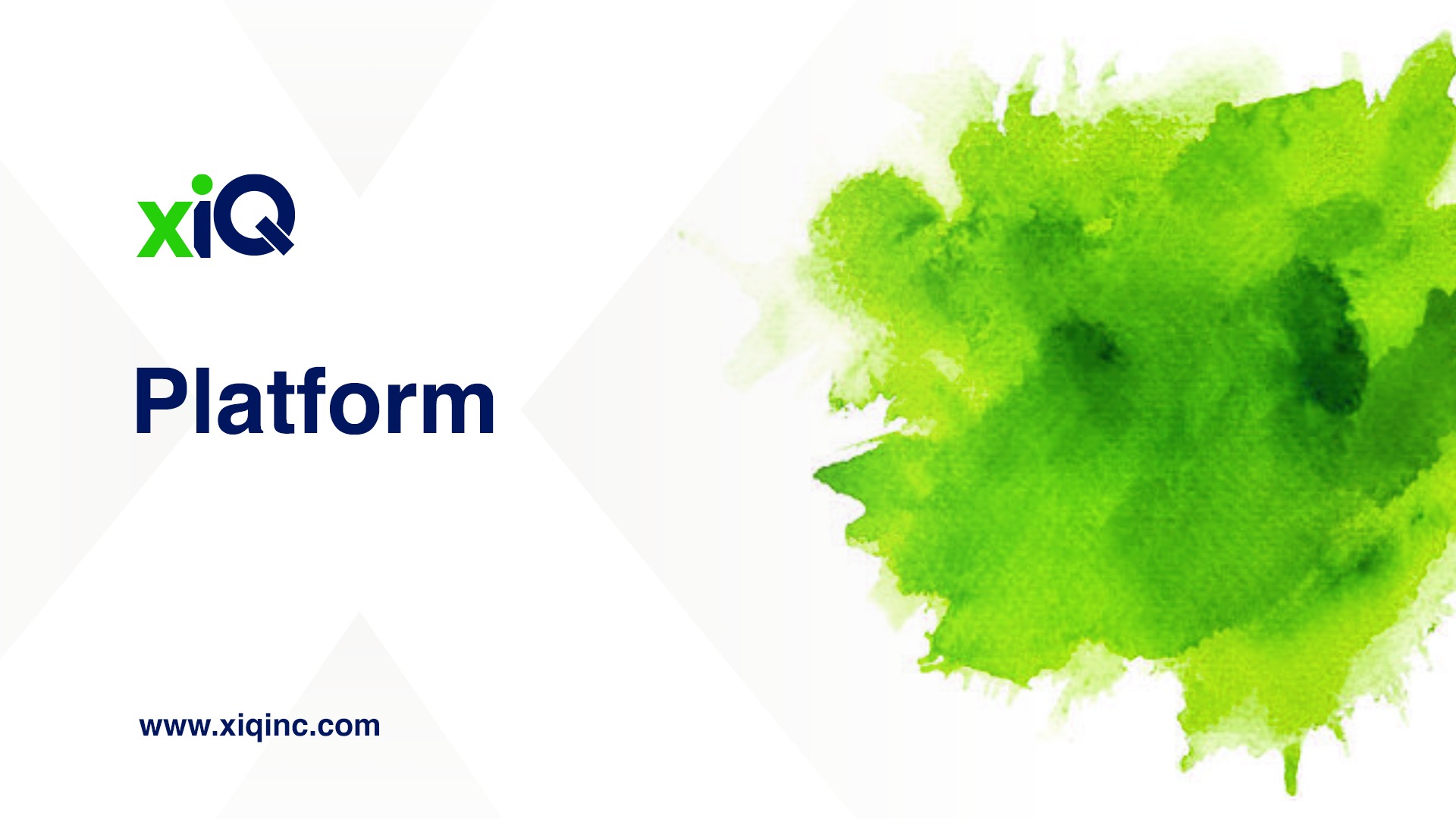Platform - xiQ inc