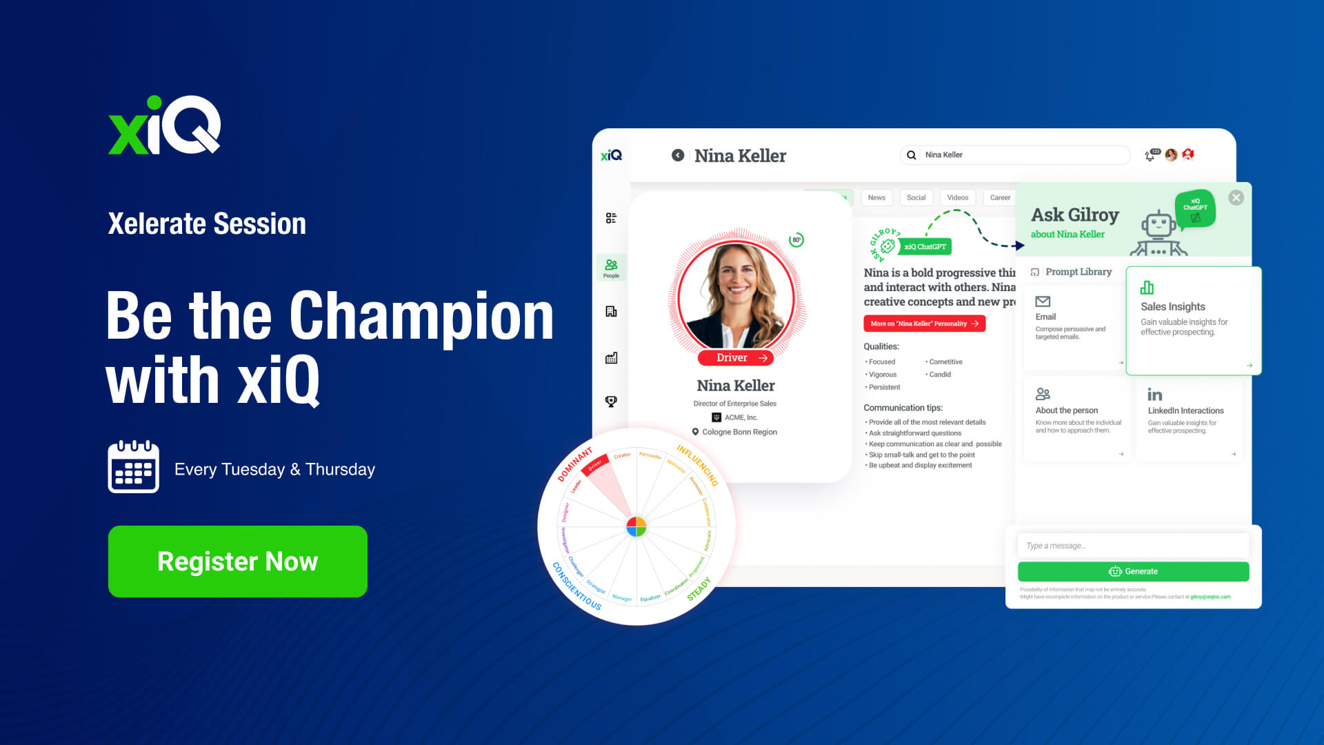 Join xiQ Xelerate Workshop - xiQ, Inc.